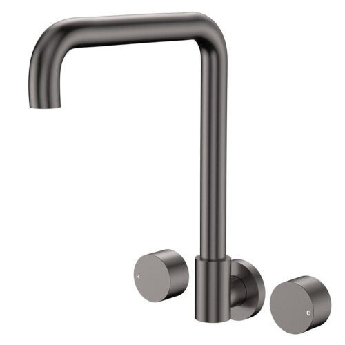 Bria Squareline Wall Tapware Set | 7 Colours