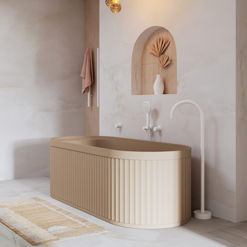 Marli Solid Surface Bath 1700mm | 4 Colours | Builders Discount Warehouse